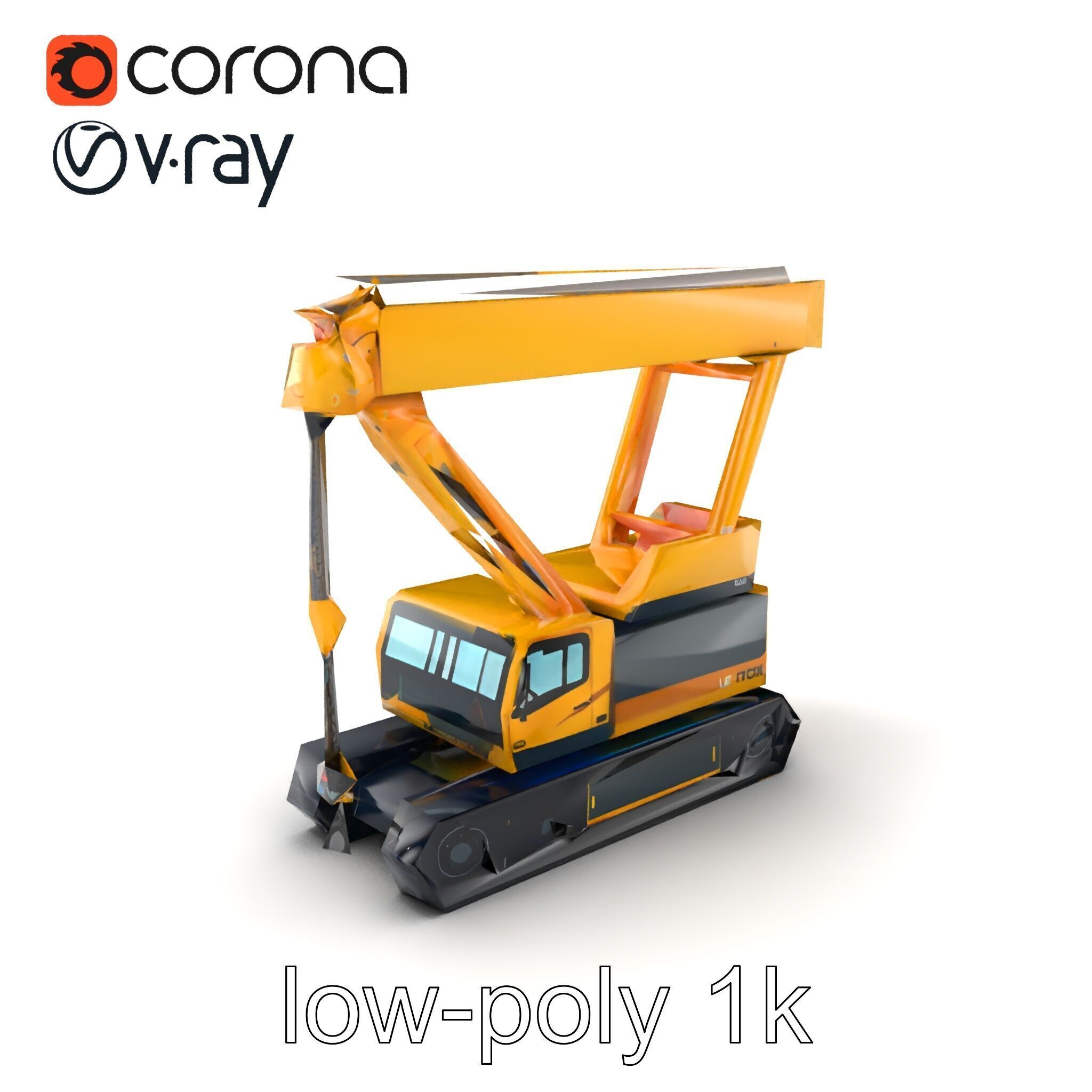 3D model Industrial Stacker Crane Apparatus model pack VR / AR / low ...