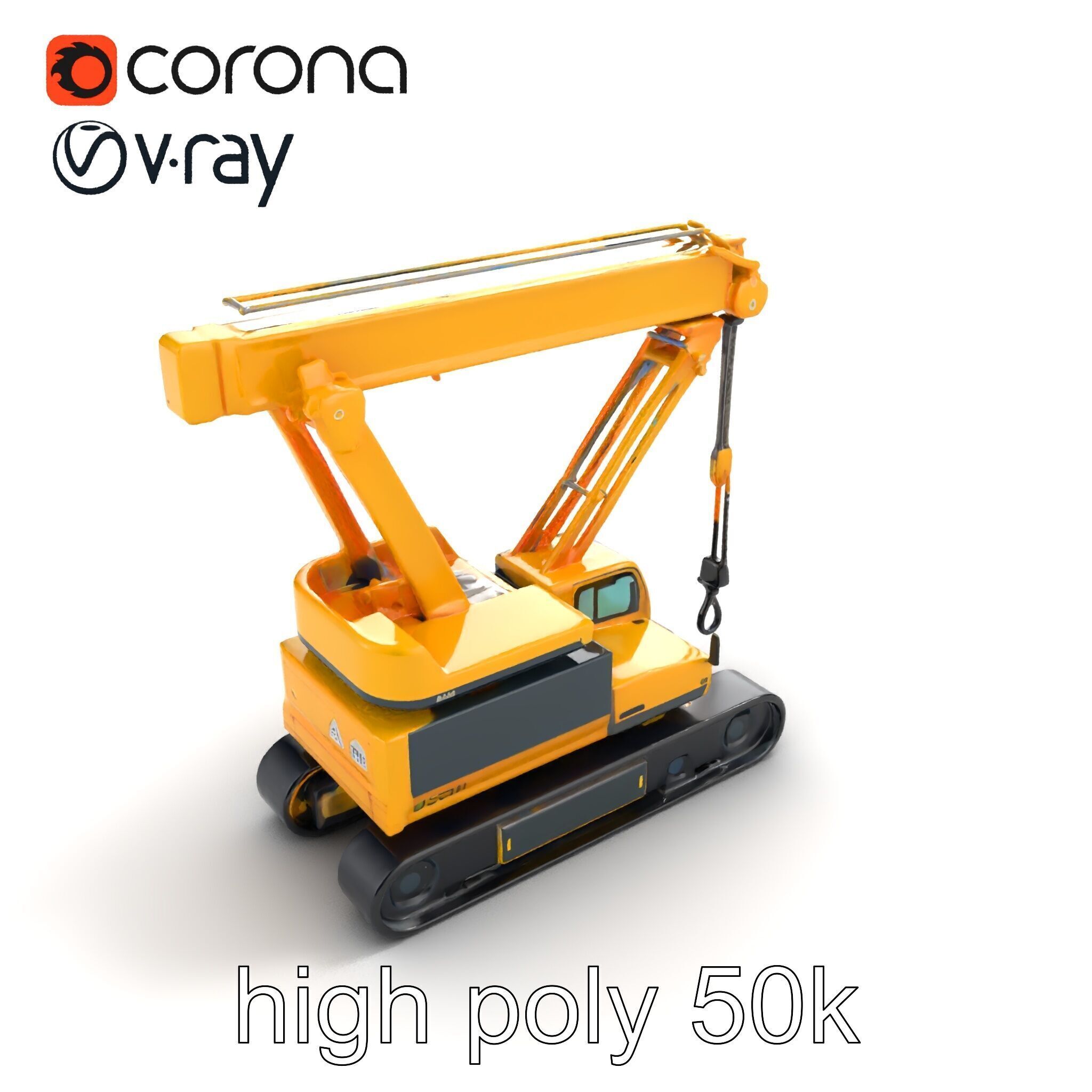 3D model Industrial Stacker Crane Apparatus model pack VR / AR / low ...