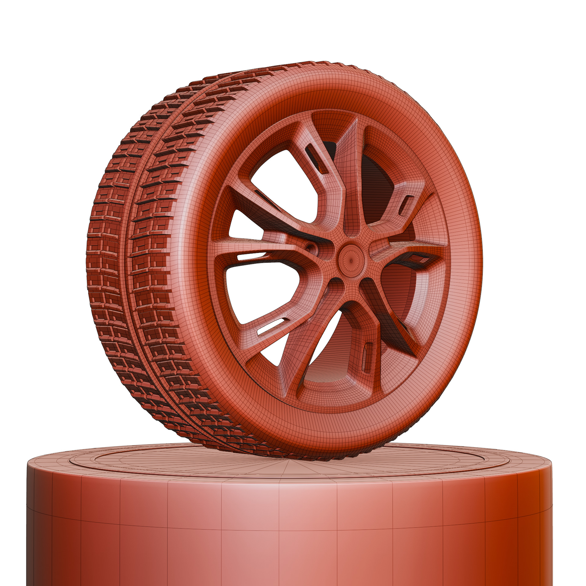 3D model Realistic Wheel 3D Model 4K PBR Texture High Quality Game ...