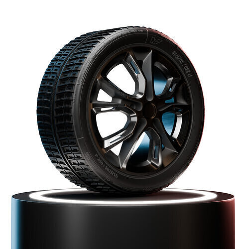 3D model Realistic Wheel 3D Model 4K PBR Texture High Quality Game ...