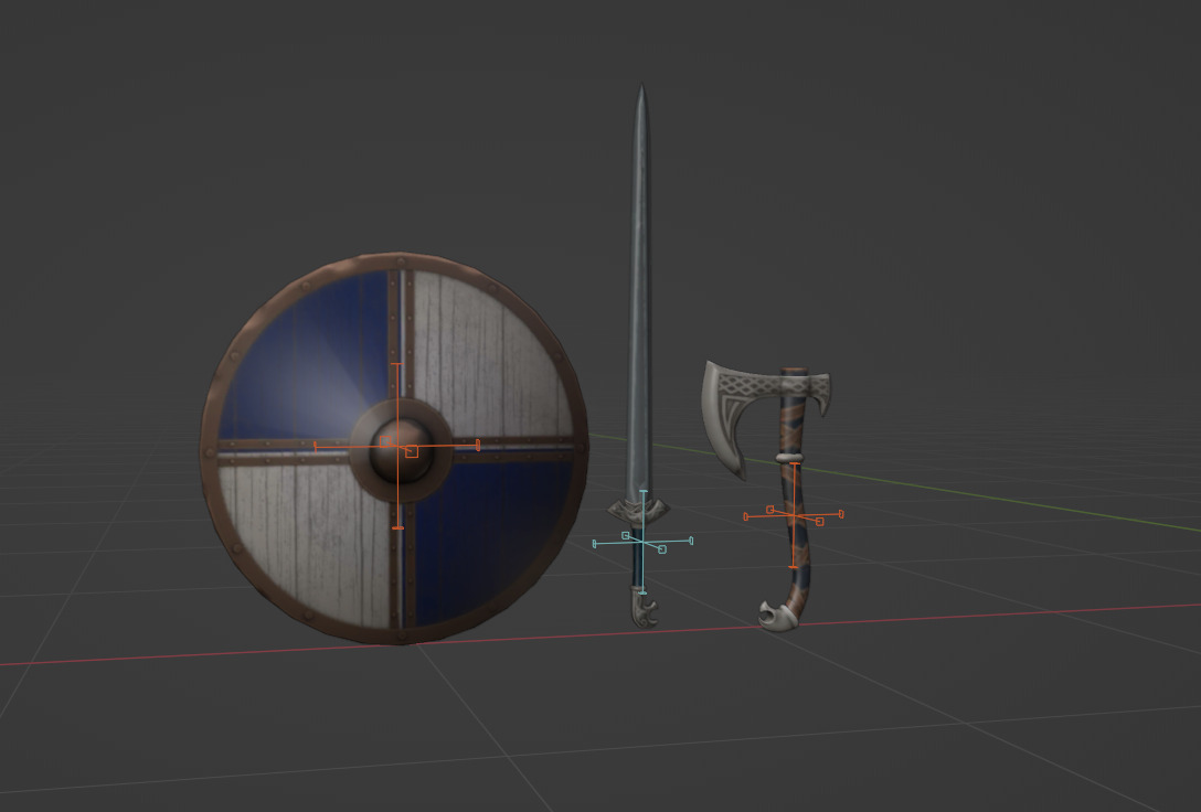 3D model Viking Ragnar Rig For Blender VR / AR / low-poly | CGTrader