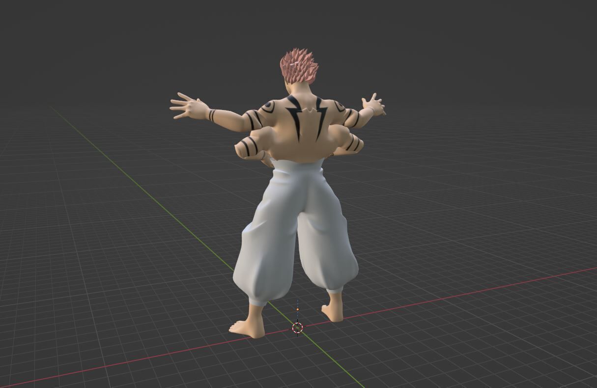 Sukuna True Form - Jujutsu Kaisen 3D model rigged | CGTrader