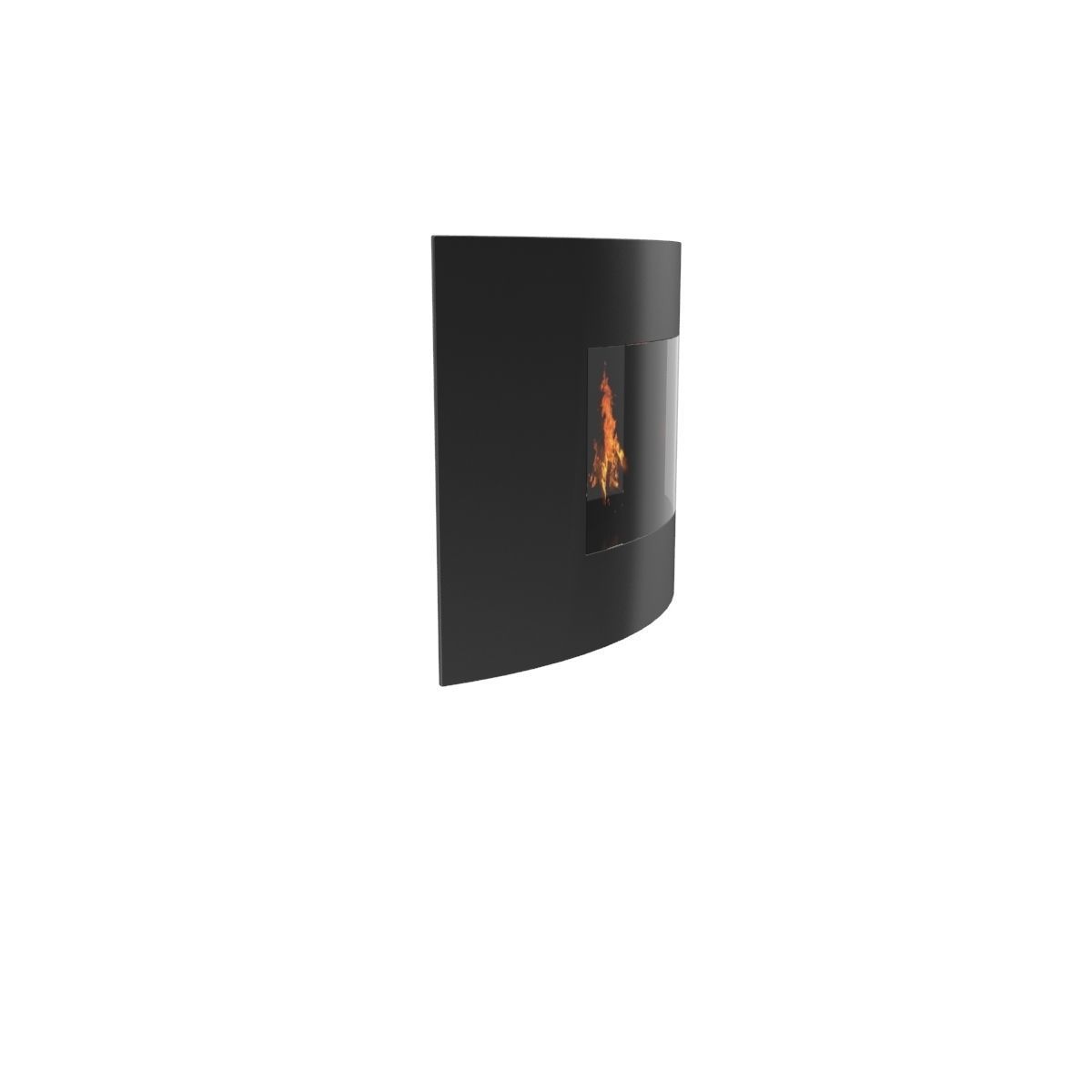 Glass fireplace 3D model | CGTrader