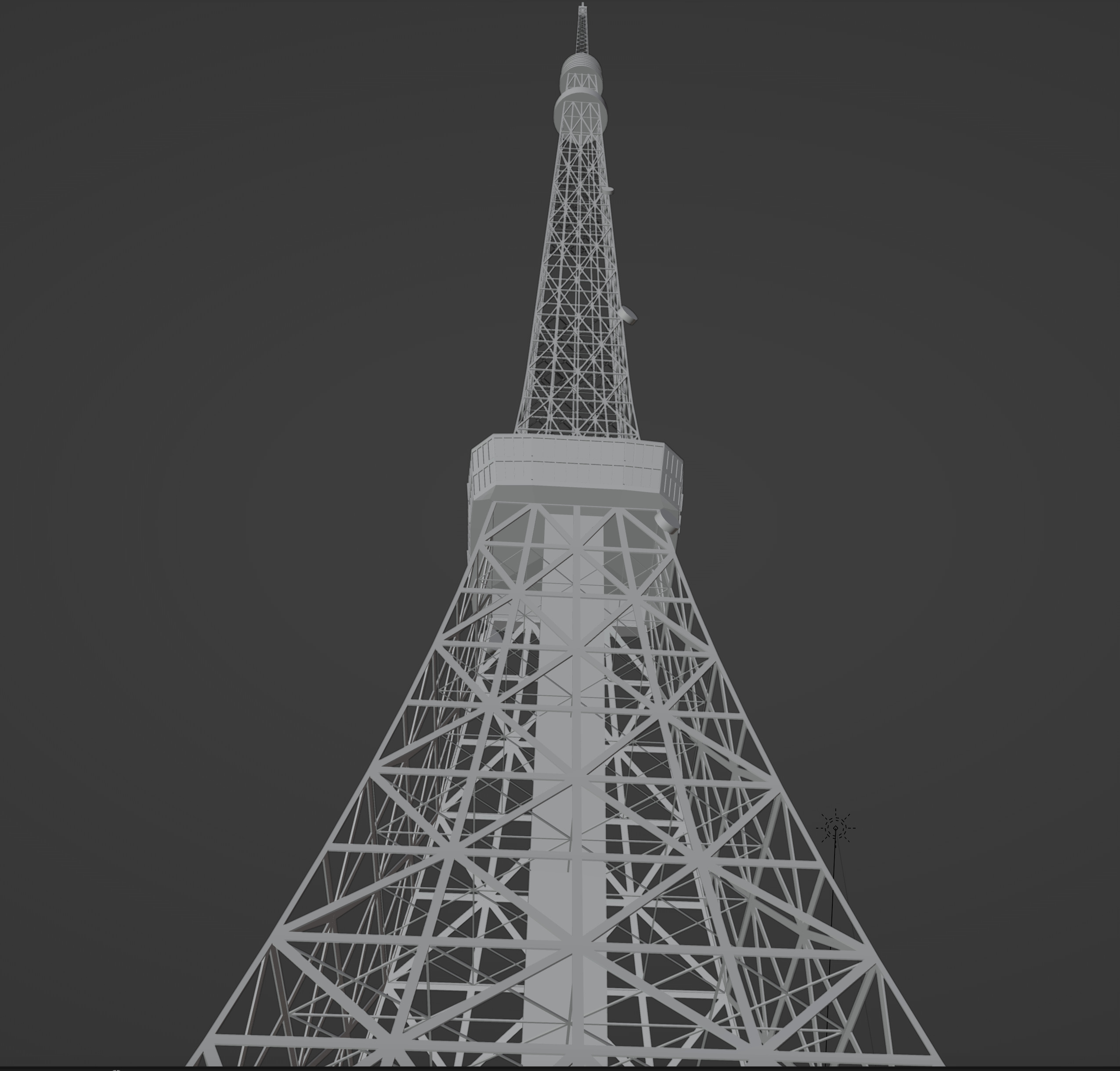 Tokyo Tower free VR / AR / low-poly 3D model | CGTrader