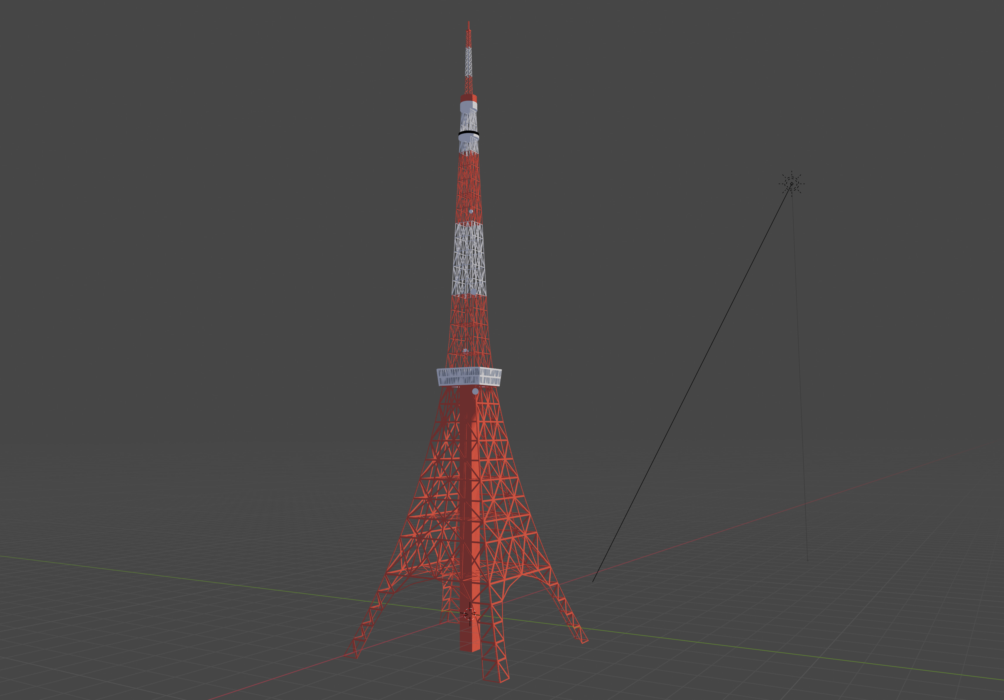 Tokyo Tower free VR / AR / low-poly 3D model | CGTrader