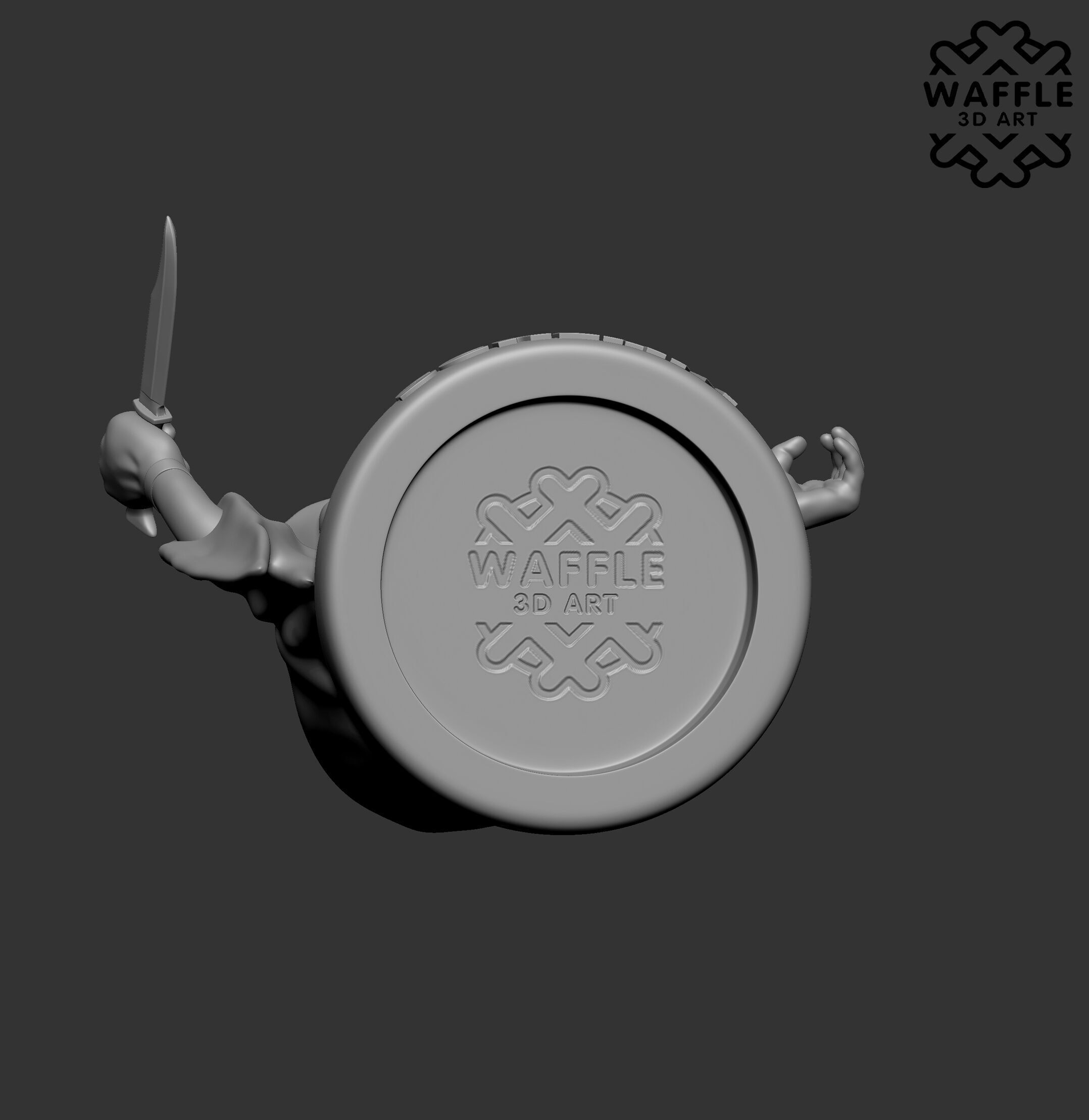 Chibi Ghostface Scream Halloween 3D model 3D printable | CGTrader