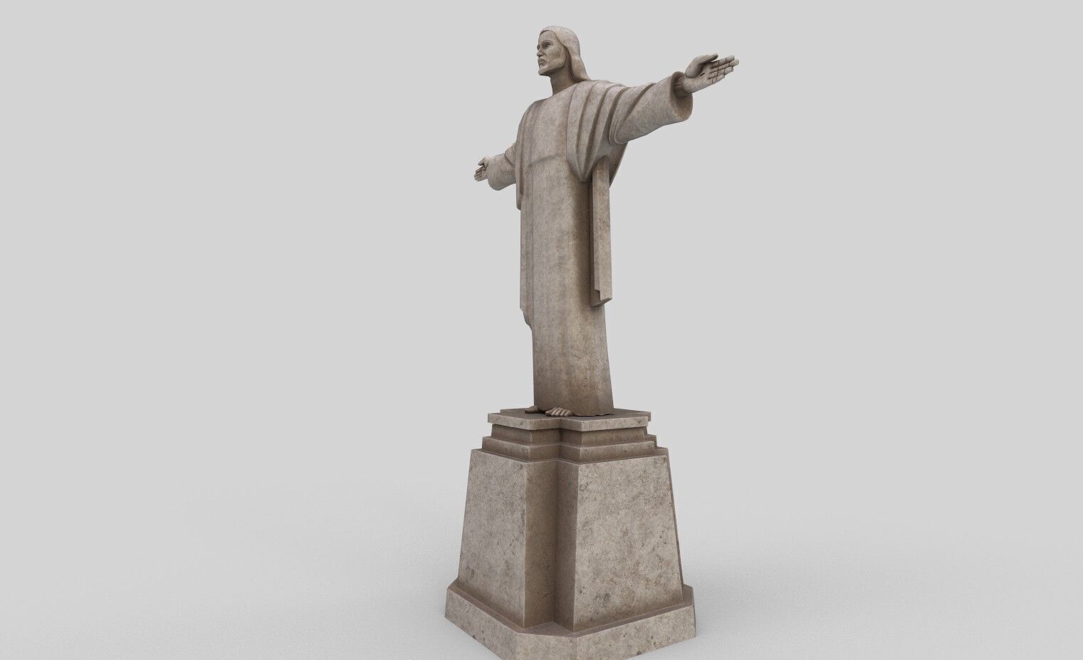Christ the Redeemer jesus statue model 3D model | CGTrader