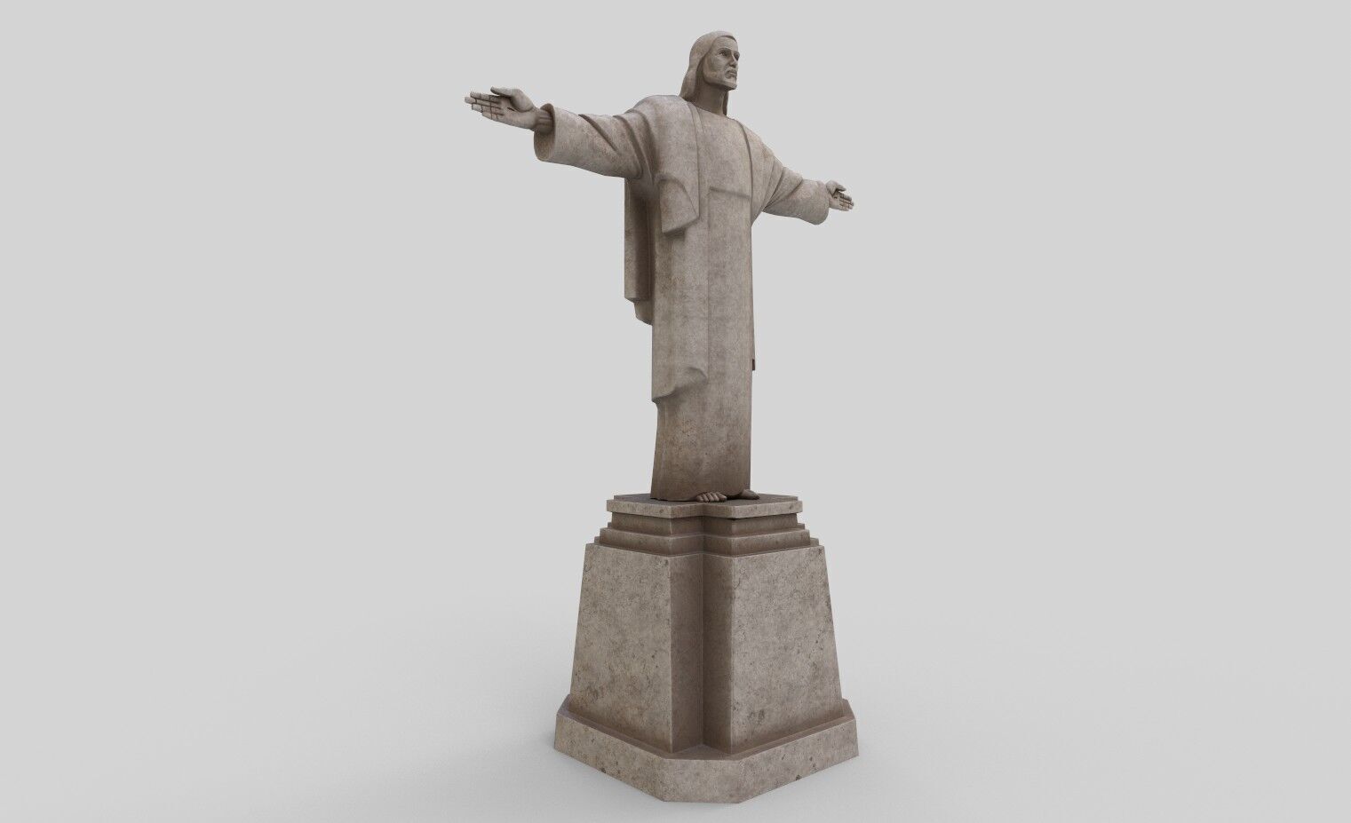 Christ the Redeemer jesus statue model 3D model | CGTrader