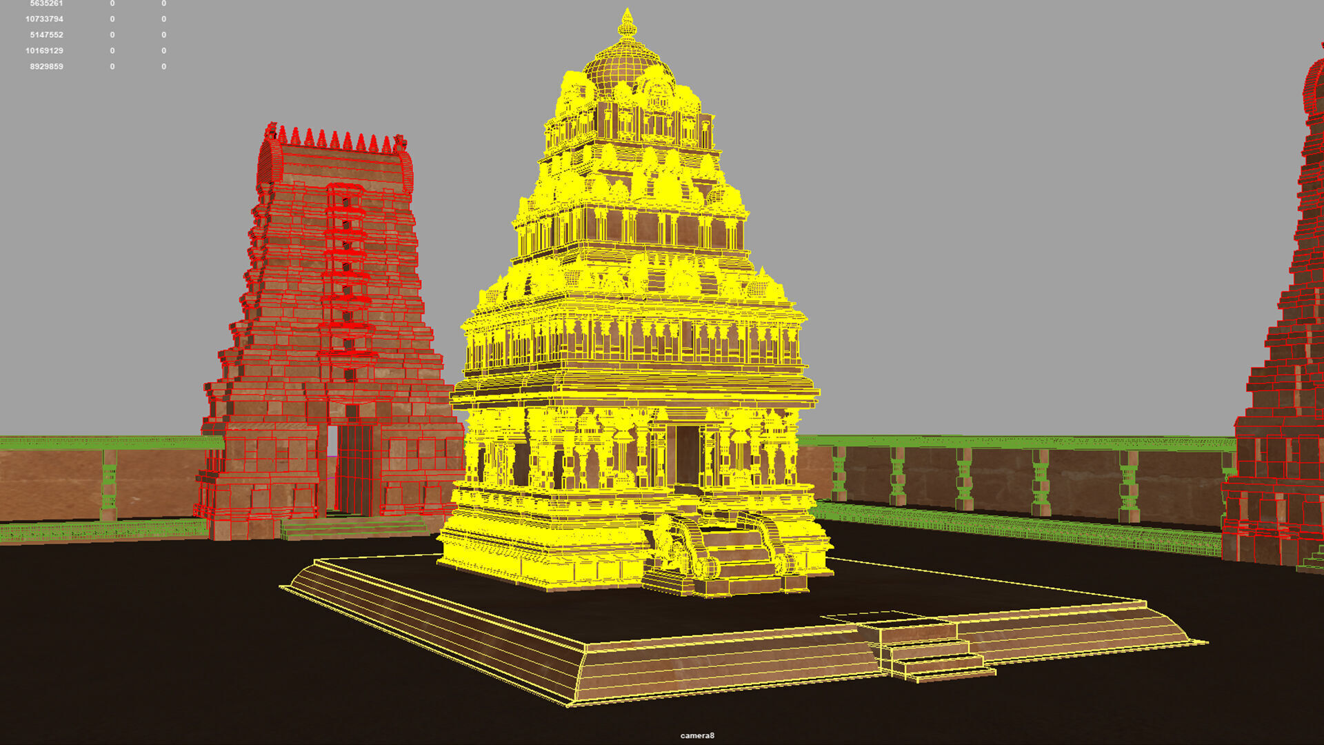 hindu temple 3d model 3D model | CGTrader