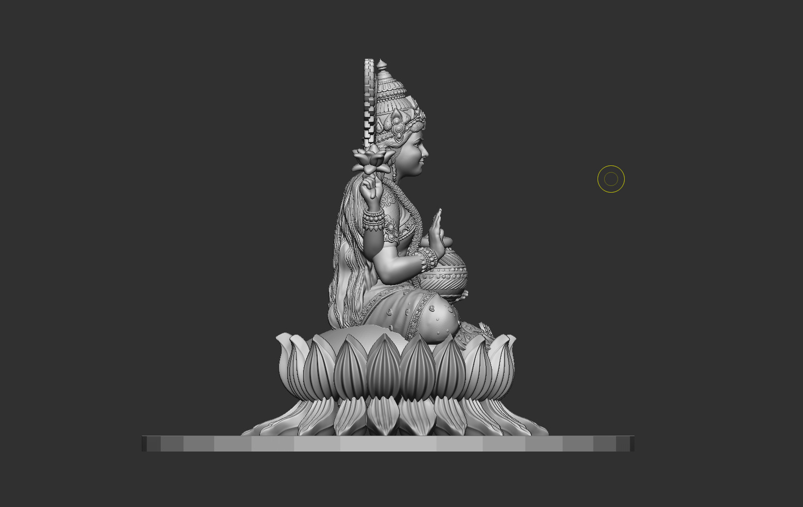 Laxmi Mata 3D model 3D printable | CGTrader
