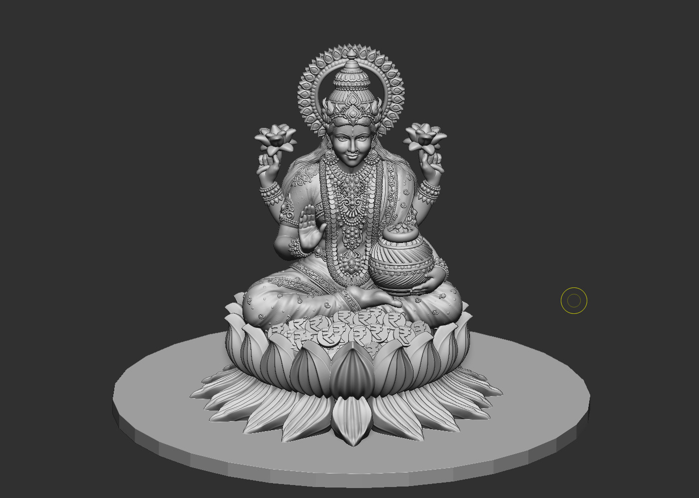 Laxmi Mata 3D model 3D printable | CGTrader