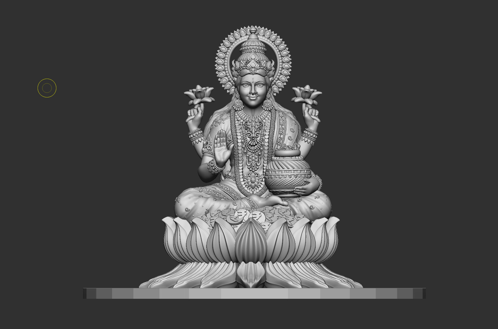 Laxmi Mata 3D model 3D printable | CGTrader