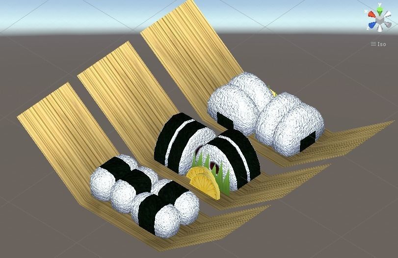 3D model Onigiri Pack VR / AR / low-poly | CGTrader