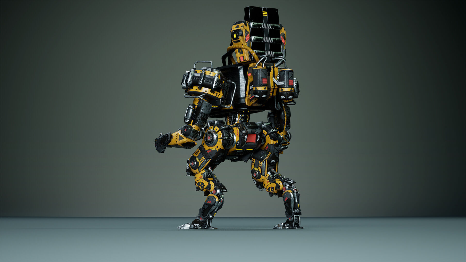 Sci-Fi Toilet Mech free VR / AR / low-poly 3D model animated rigged | CGTrader