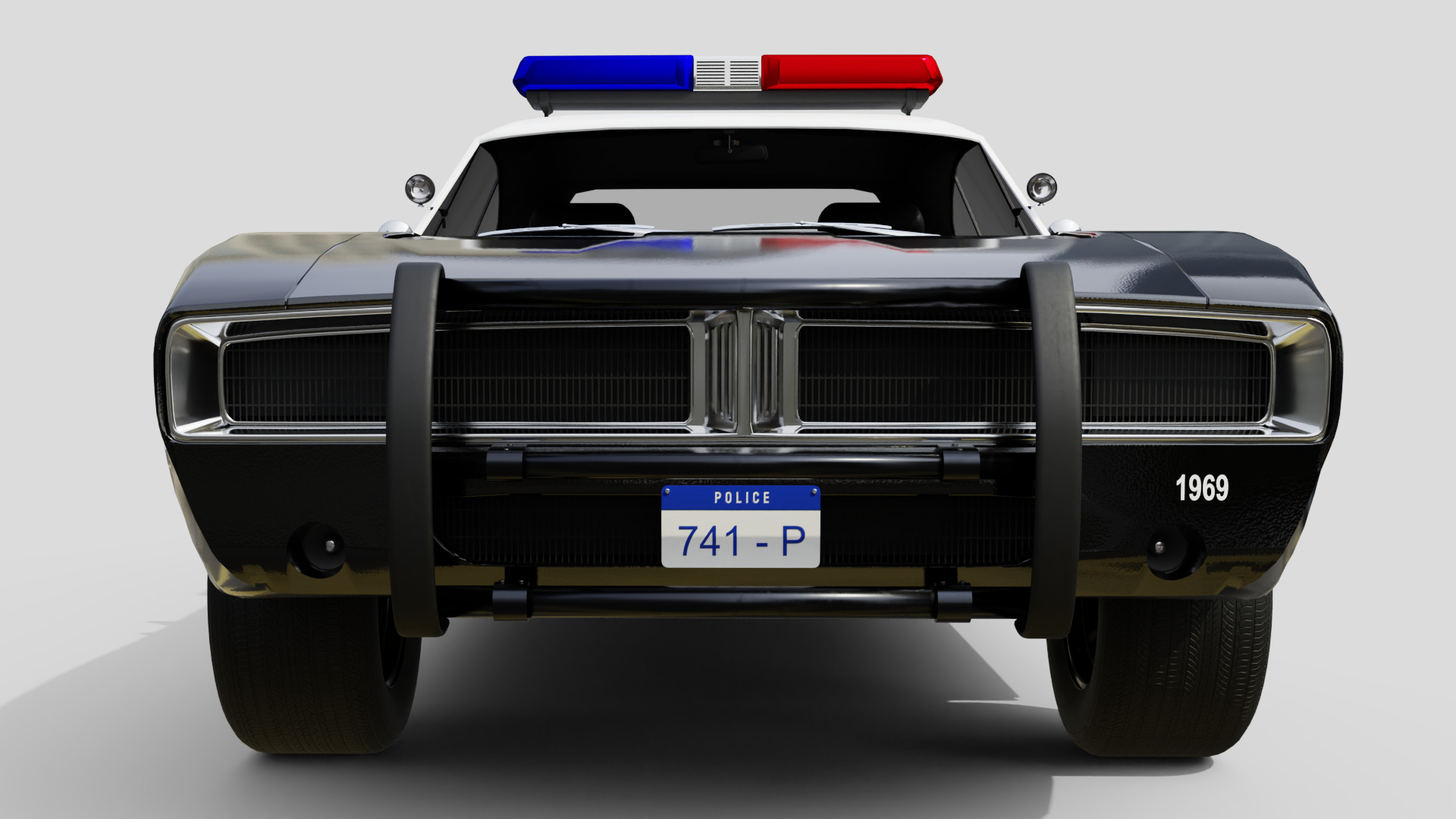 3D model Classic Police Car - Realistic and Game Ready VR / AR / low ...