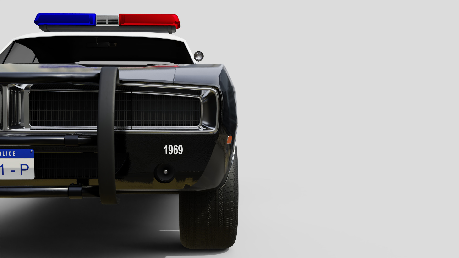 3D model Classic Police Car - Realistic and Game Ready VR / AR / low ...