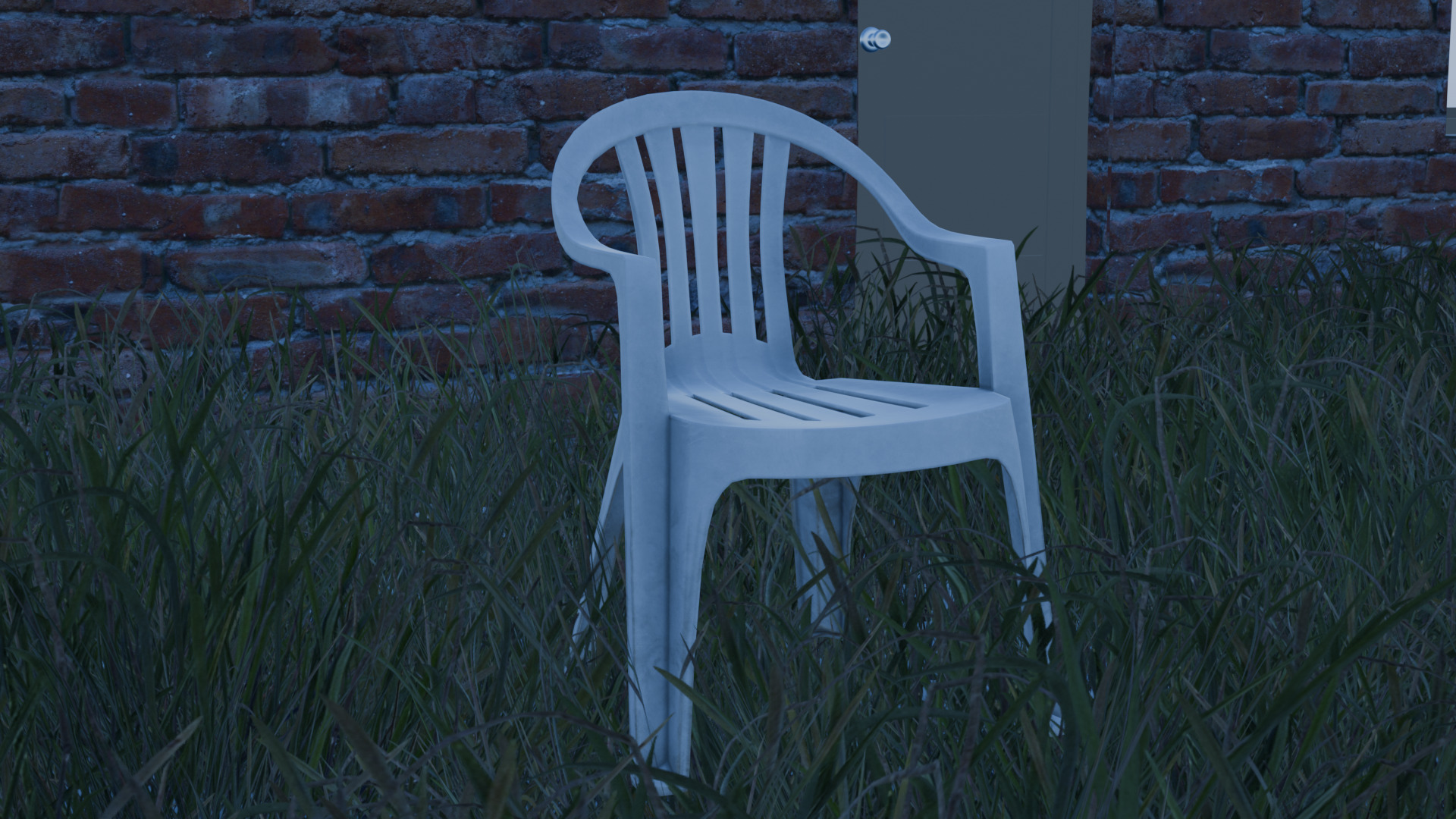 Plastic chair free 3D model 3D printable | CGTrader