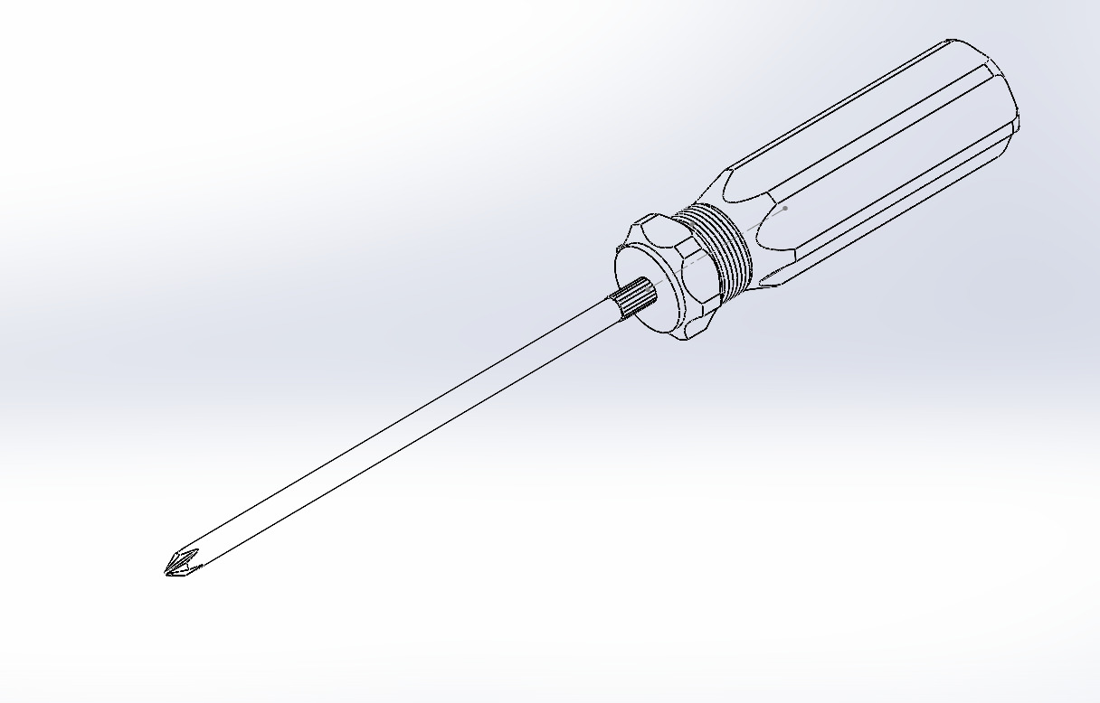 3D Model of Phillips Screwdriver Design and more Formats free free 3D ...