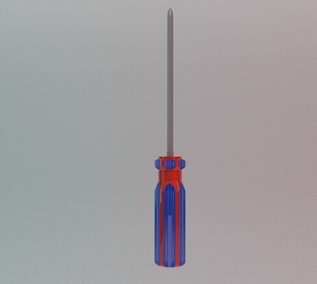 3D Model of Phillips Screwdriver Design and more Formats free free 3D ...