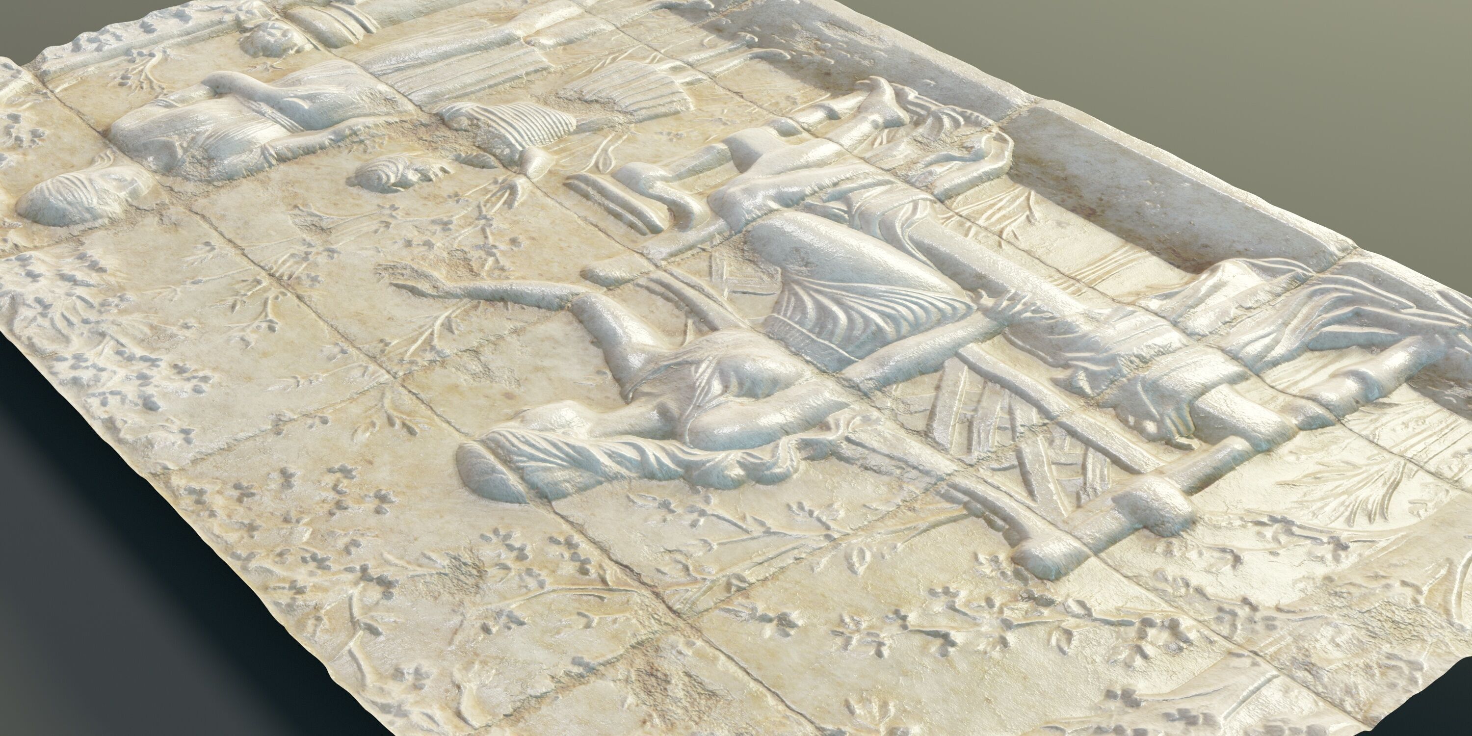 3D model Bas-relief wall panel PBR VR / AR / low-poly | CGTrader