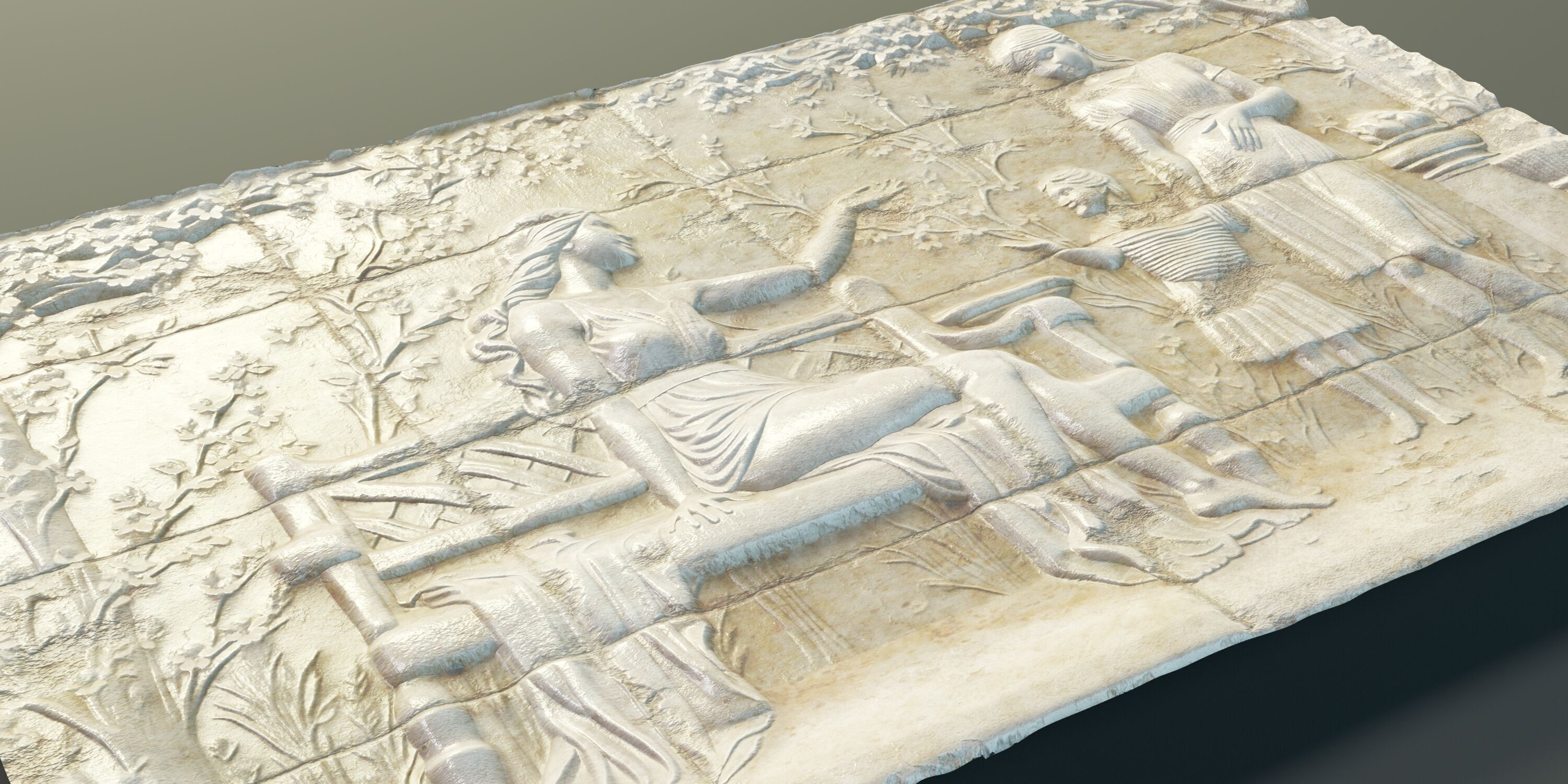 3D model Bas-relief wall panel PBR VR / AR / low-poly | CGTrader