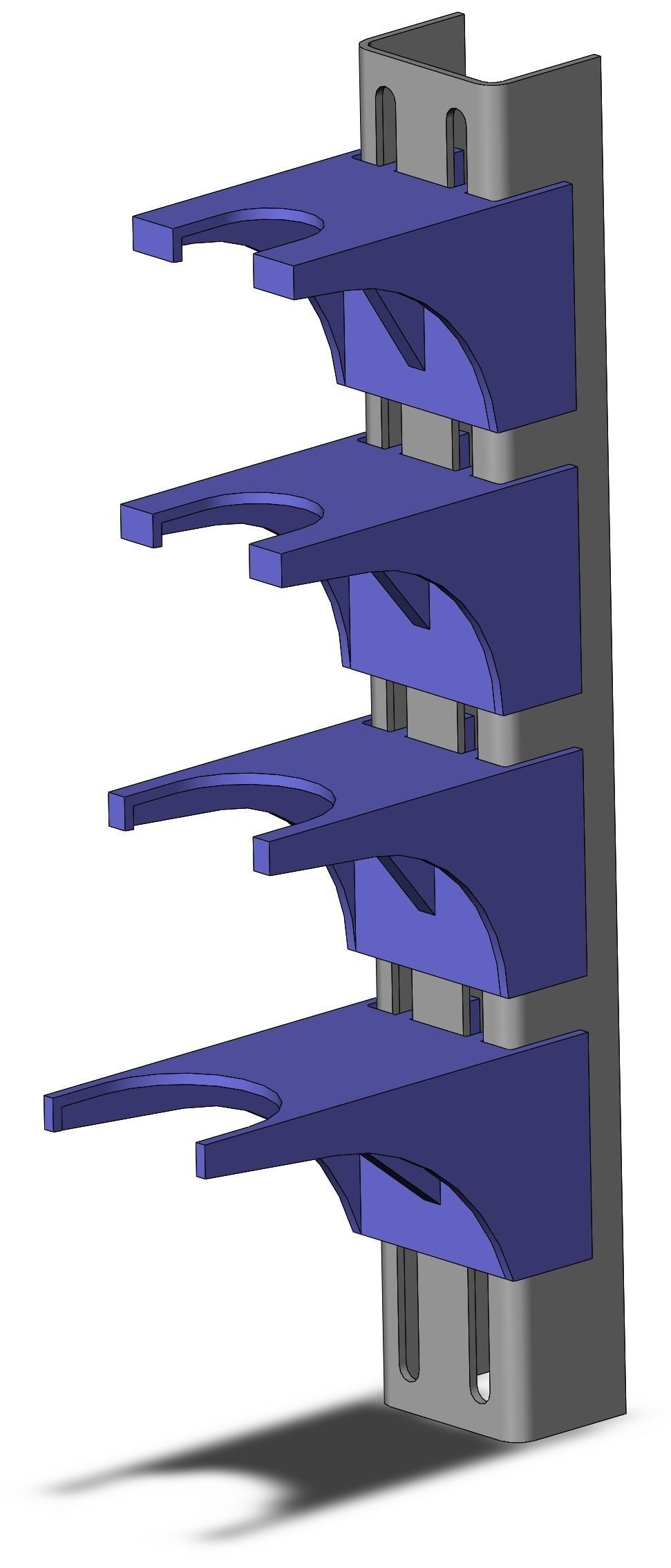 Set of Double Hangers 3D model 3D printable | CGTrader