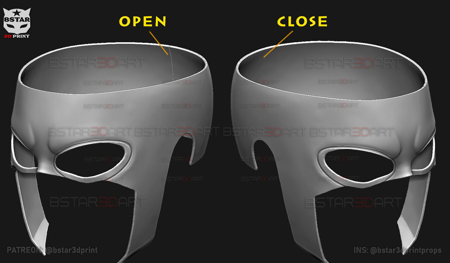 Invincible Mask - Halloween Comics Cosplay 3D model 3D printable | CGTrader