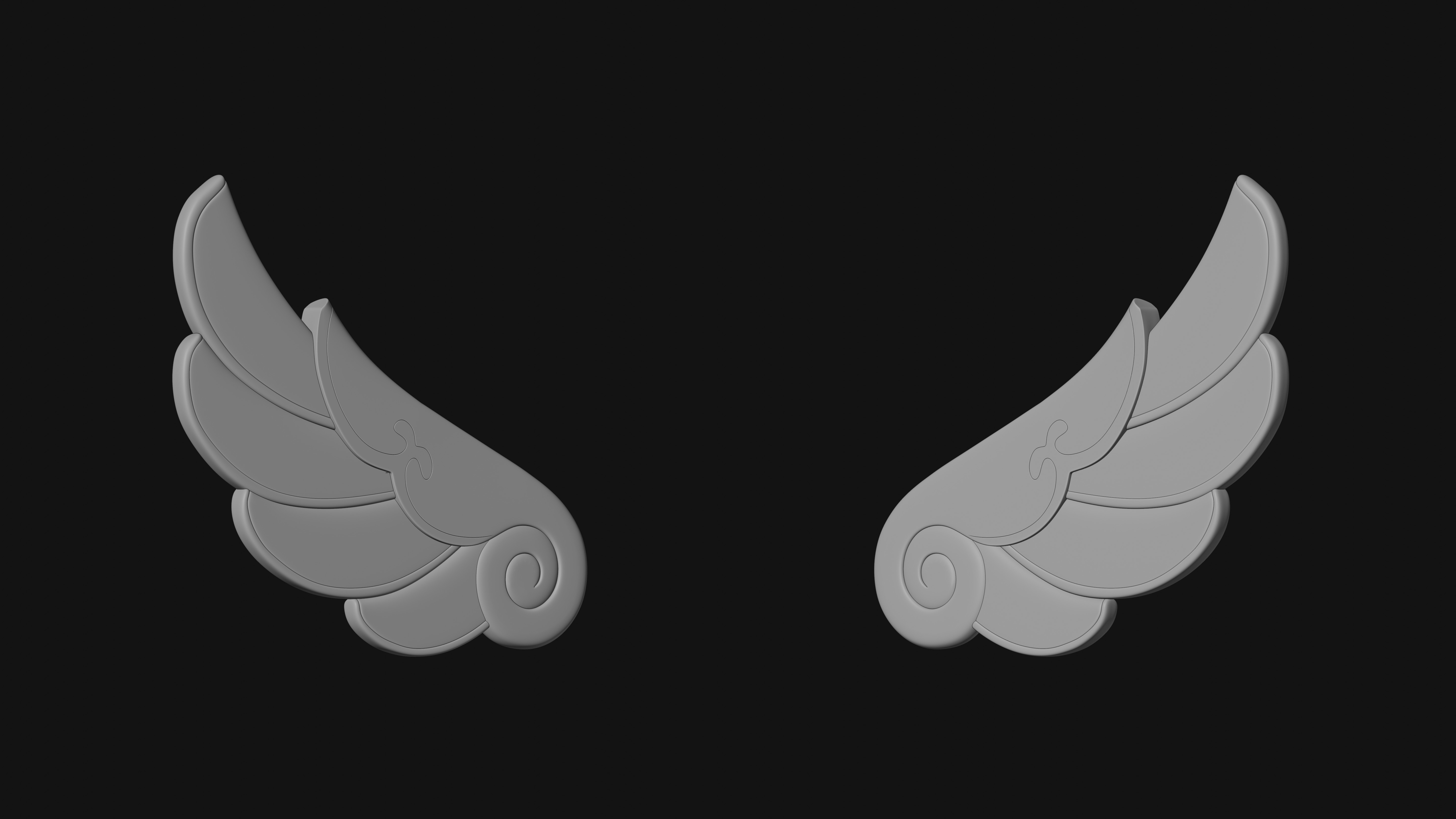 Tribbie wing cosplay prop - honkai starrail 3D model 3D printable ...