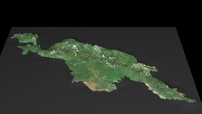 New Guinea Island 3D model | CGTrader