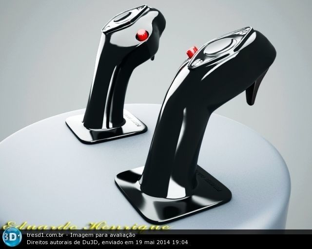 Sidestick Airbus A320 family 3D model 3D printable | CGTrader