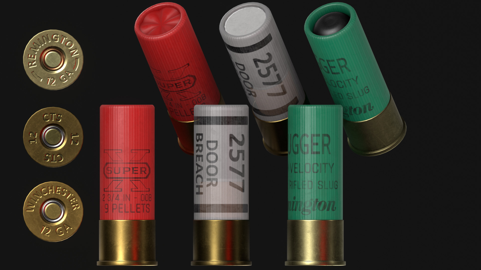 3D model Benelli M3A1 Pack - ADF Combat Shotgun System - Game Asset VR ...