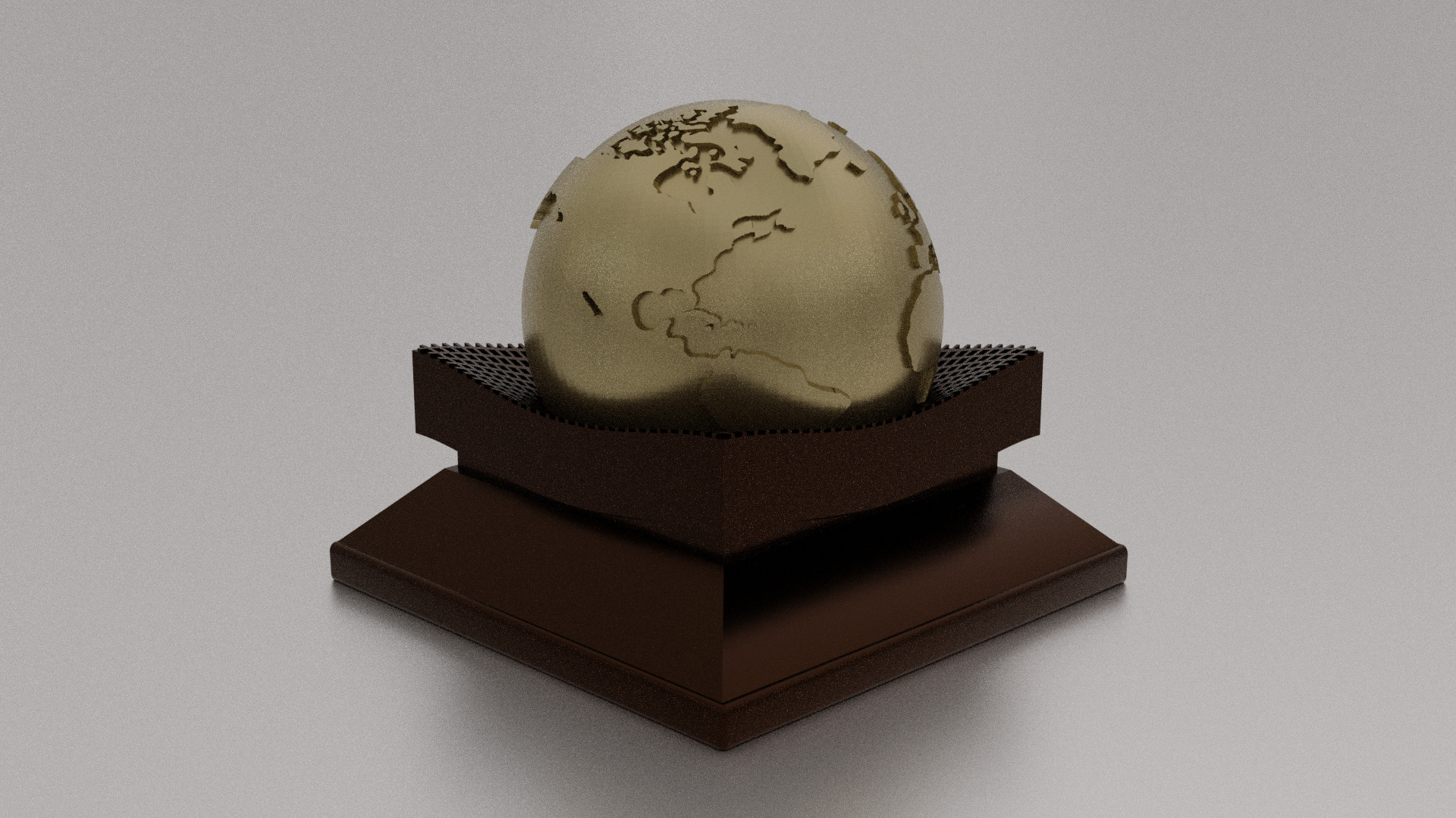 Earth Gravity Globe with Stand free 3D model 3D printable | CGTrader