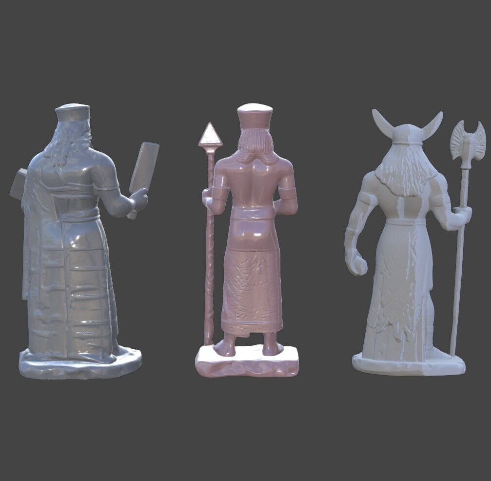 Anunnaki Sumerian Gods 3D model 3D printable | CGTrader