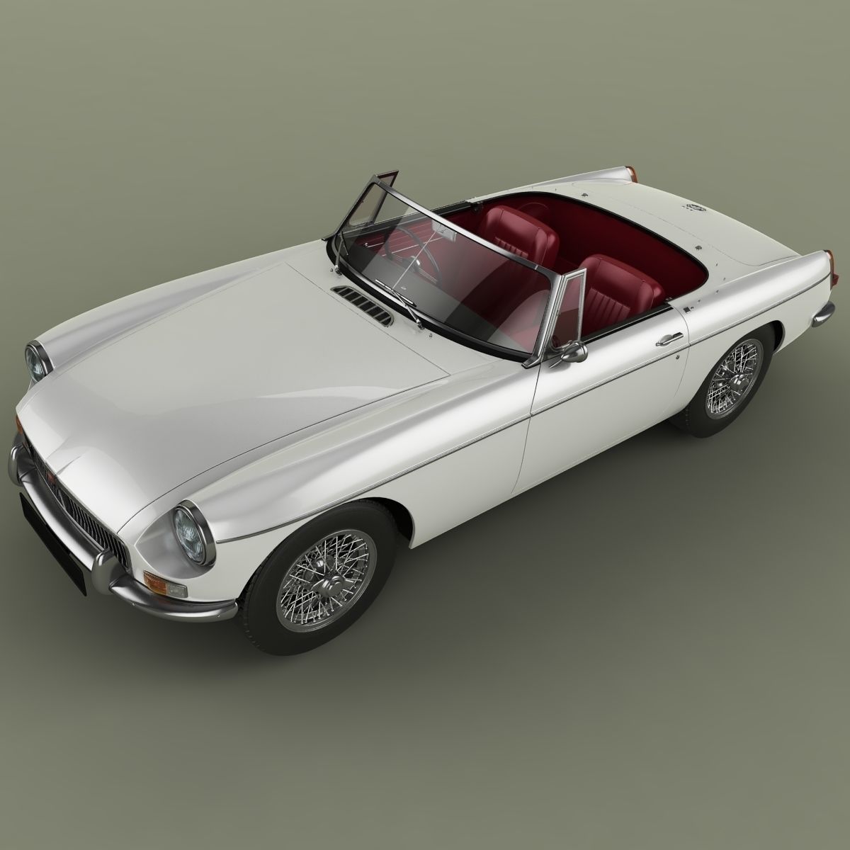 MG MGB 3D model | CGTrader