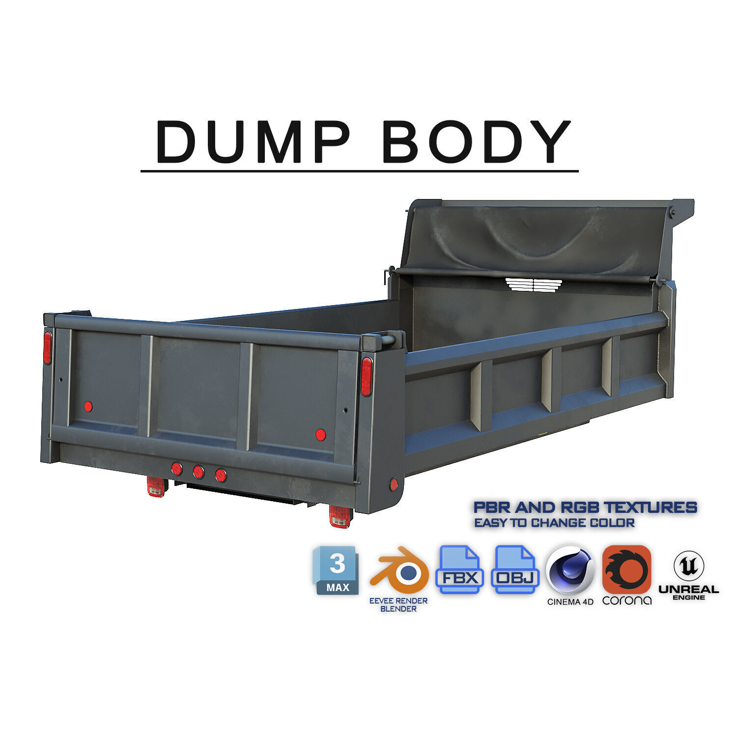 3D model Dump body VR / AR / low-poly | CGTrader