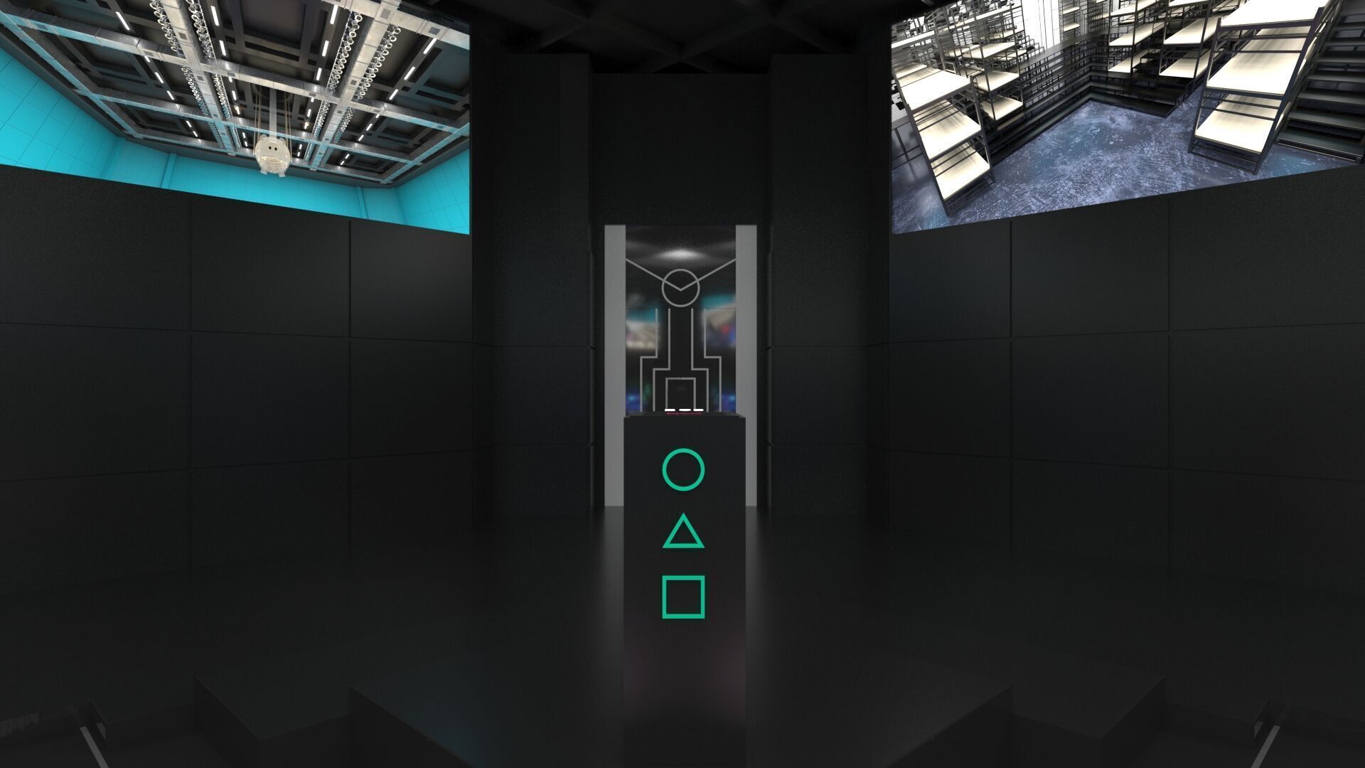 Squid game Master control room 3D model | CGTrader