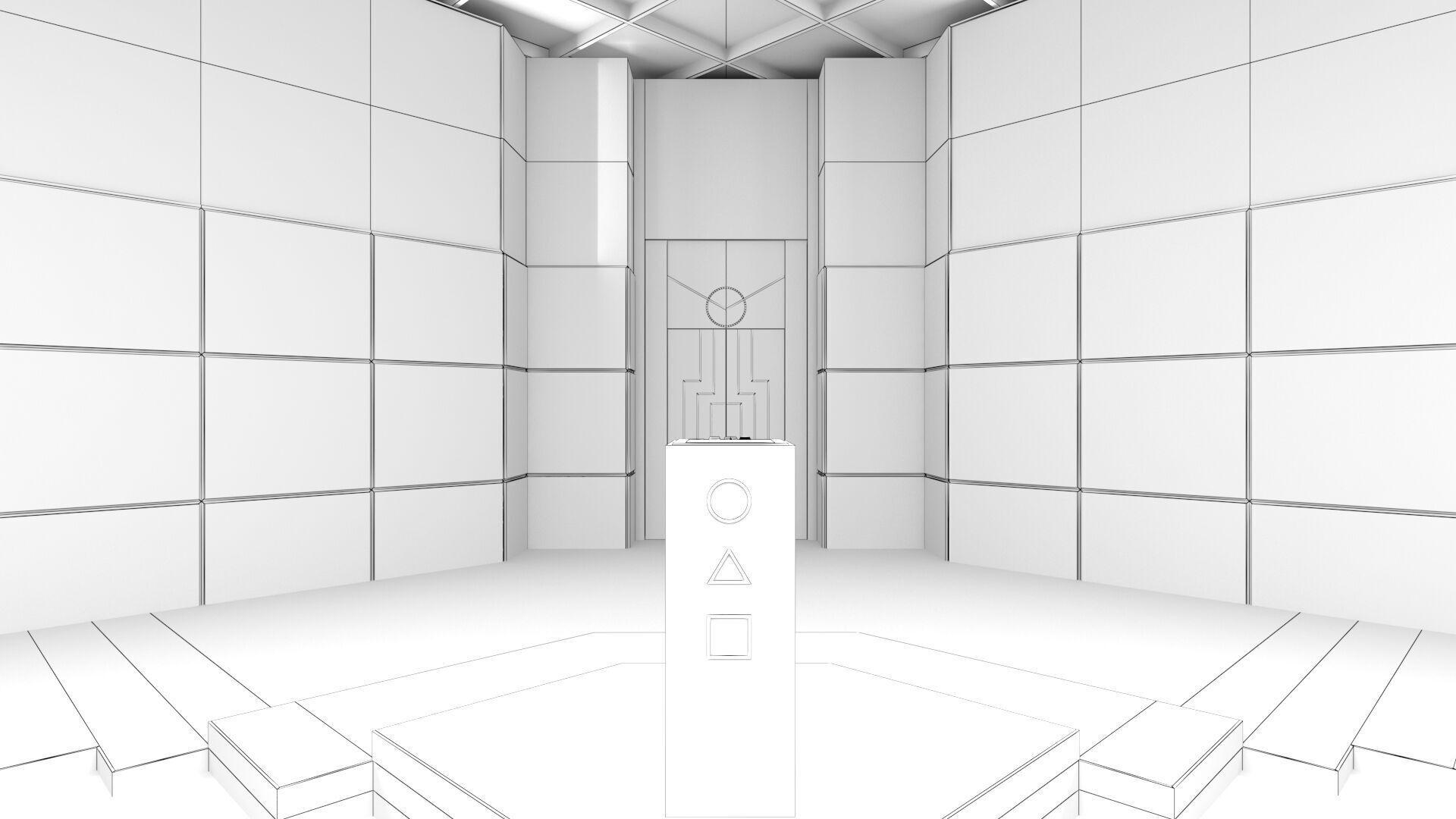 Squid game Master control room 3D model | CGTrader