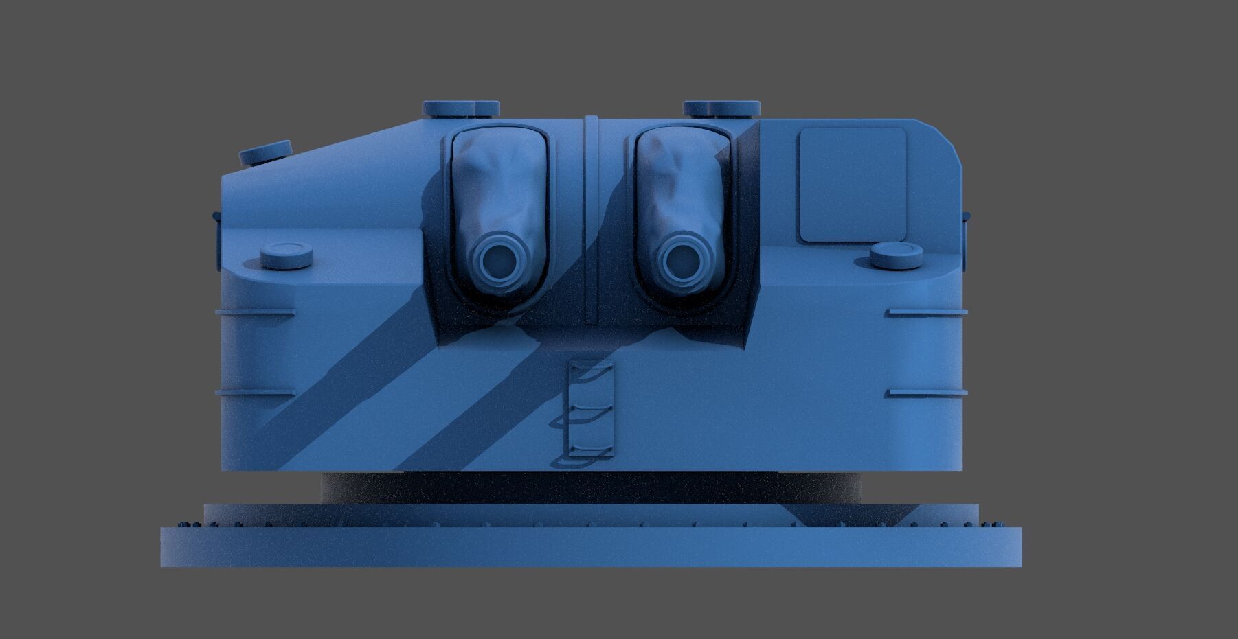 Japanese 3rd year type C turret - Commercial license scale 1-100 3D ...