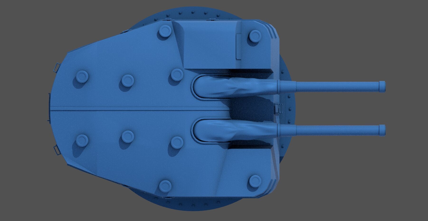 Japanese 3rd year type C turret - Commercial license scale 1-100 3D ...