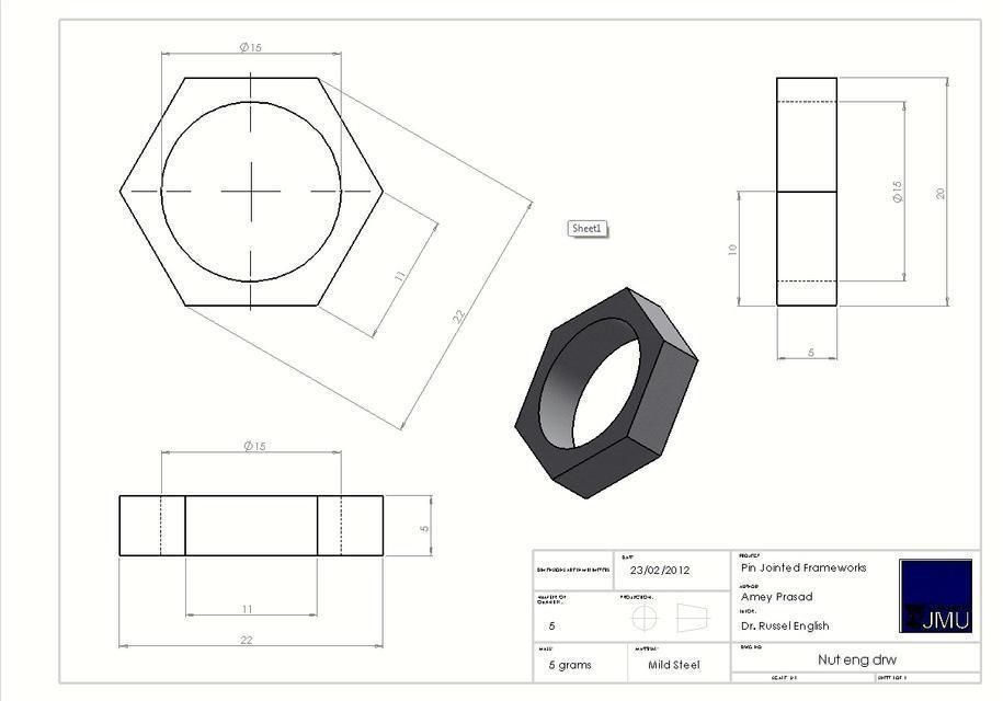 Pin Jointed Framework 3D model | CGTrader