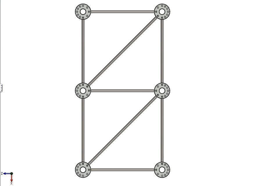 Pin Jointed Framework 3D model | CGTrader