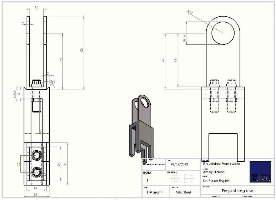 Pin Jointed Framework 3D model | CGTrader