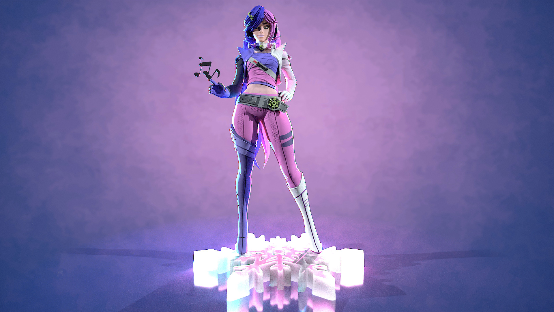 Luna Snow Mirae 2099 Marvel Rivals 3D model 3D printable | CGTrader