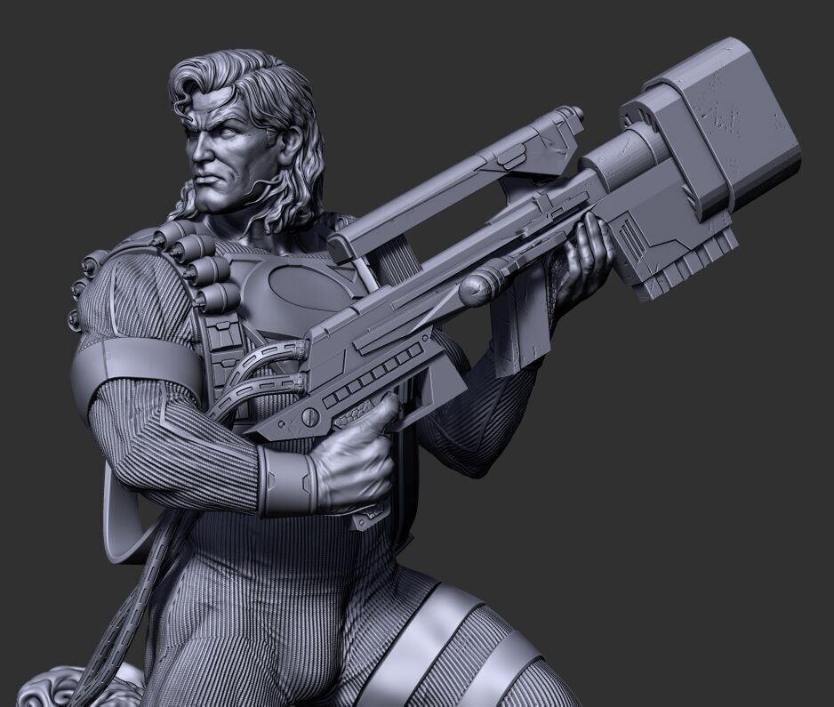 Dex Superman Black suit 3D model 3D printable | CGTrader