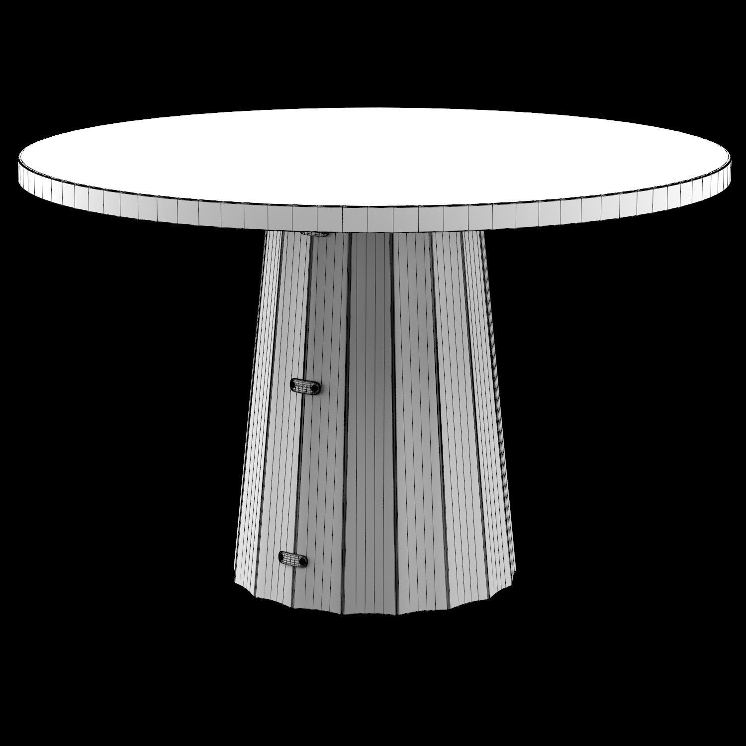 Container Table Bodhi with Linoak Top 3D model | CGTrader
