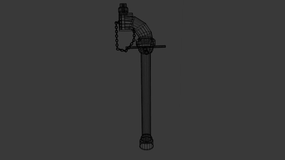 3D model Single Stand Pipe VR / AR / low-poly | CGTrader
