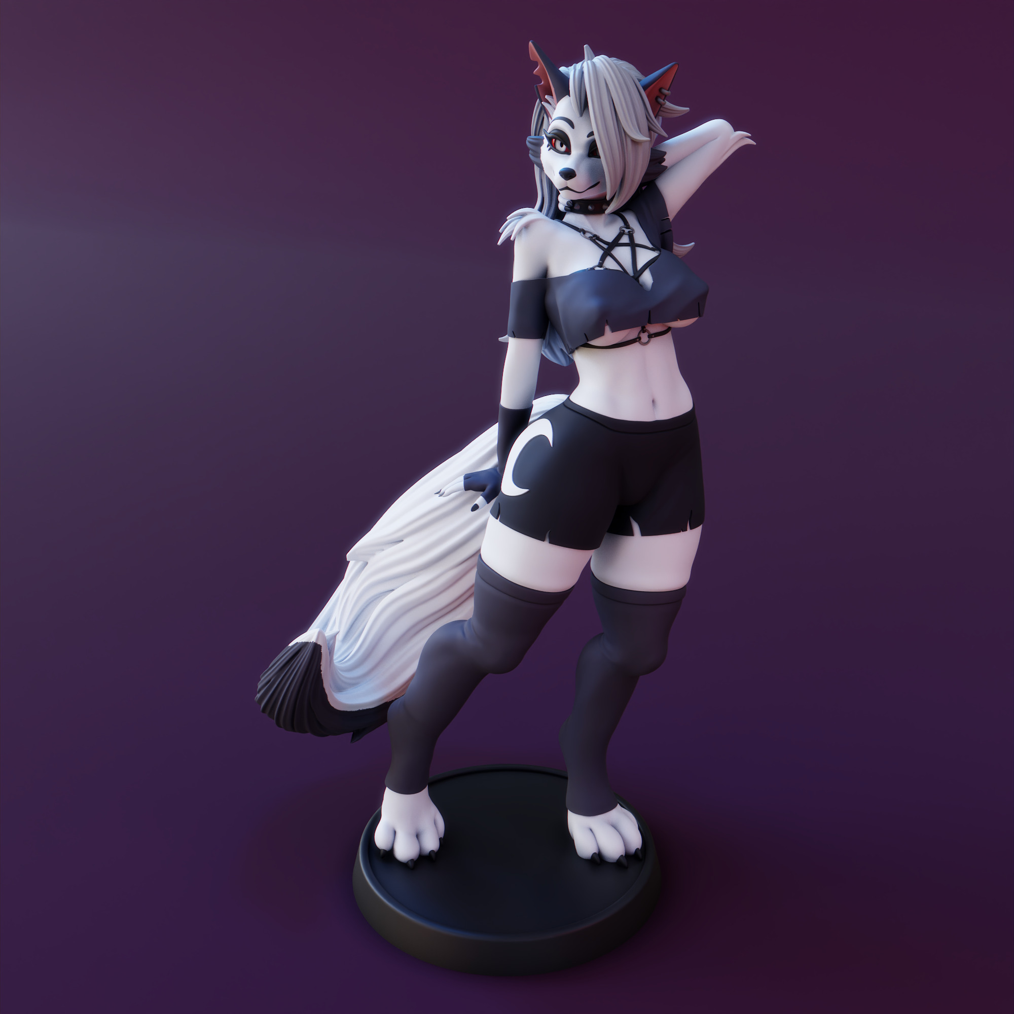 Loona from Helluva boss 3D model 3D printable | CGTrader