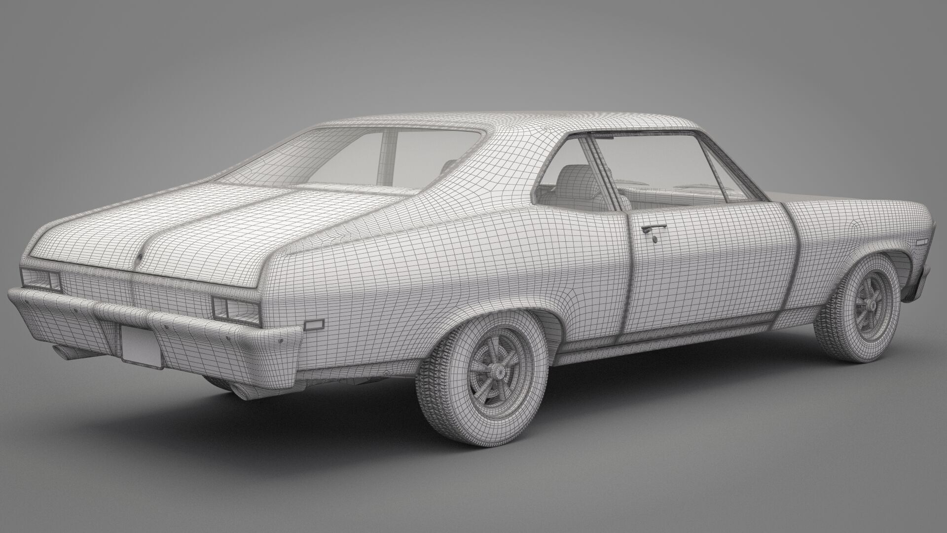 Generic Old Car 04 free 3D model | CGTrader