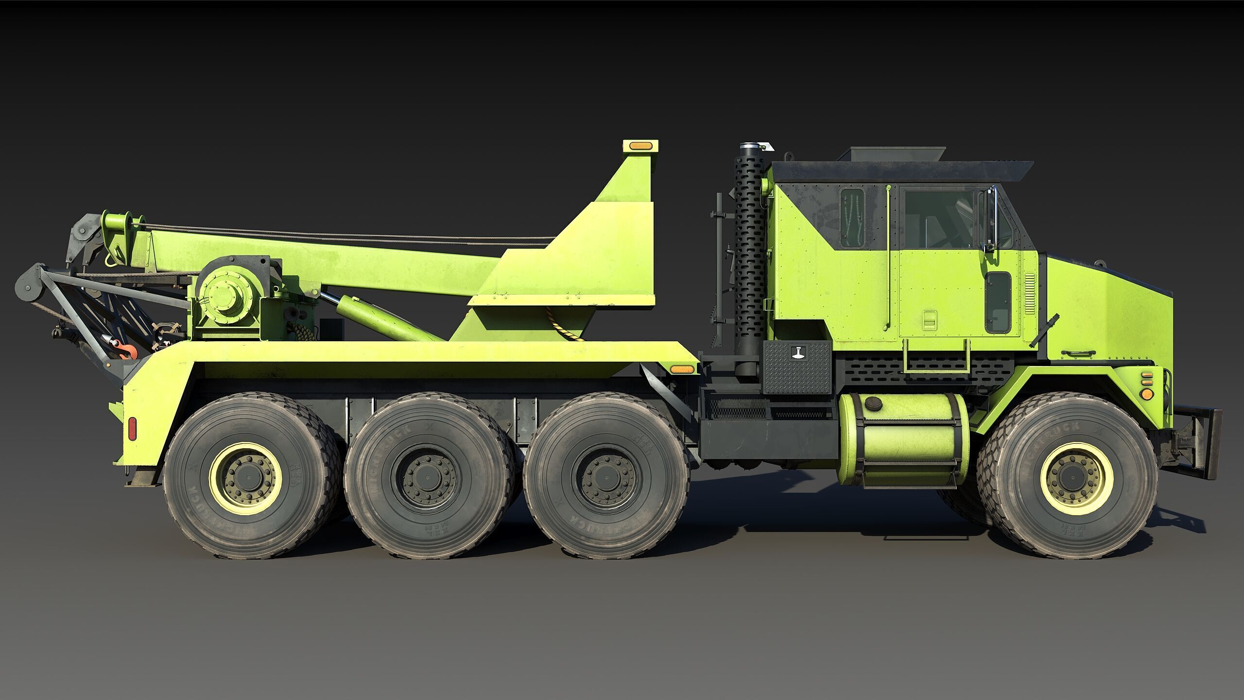 3D model Oshkosh HET Wrecker VR / AR / low-poly | CGTrader