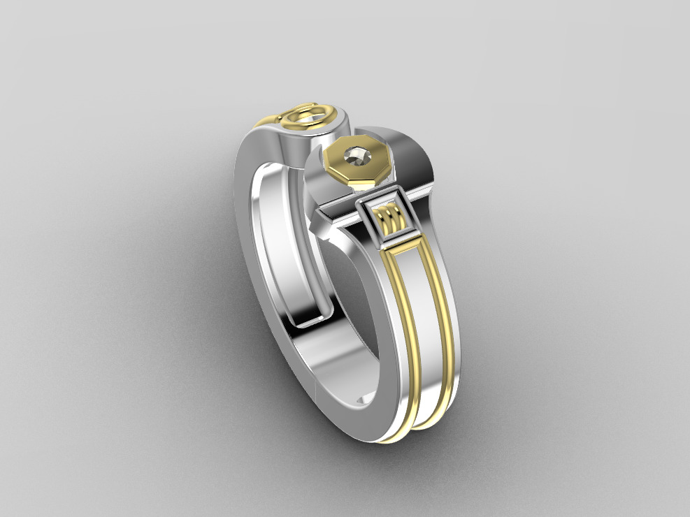man ring 3D model 3D printable | CGTrader